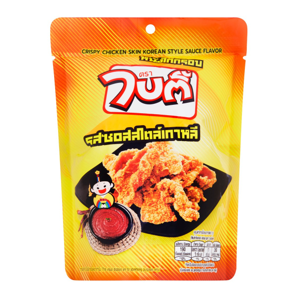 หนังไก่กรอบ รสซอสสไตล์เกาหลี 35g – 🇬🇧 Delifresh UK