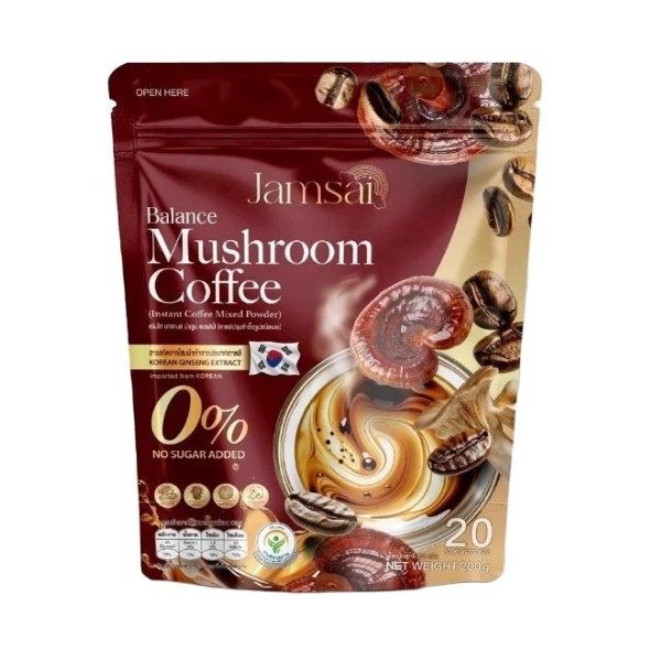 กาแฟเห็ดปรุงสำเร็จรุปชนิดผง 200g – 🇬🇧 Delifresh UK